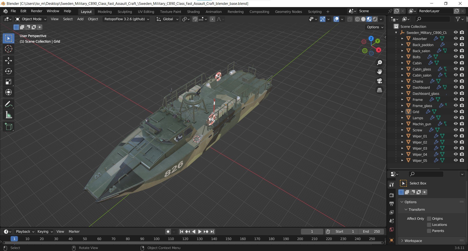 Sweden Military CB90 Class Fast Assault Craft Model - TurboSquid 2403660