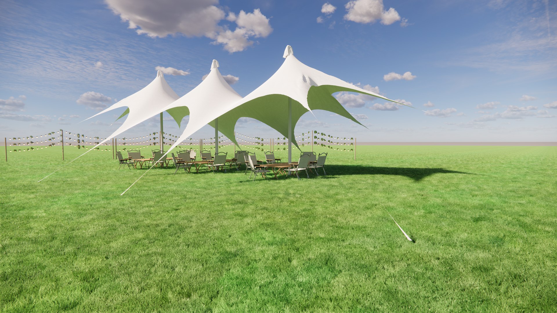 Tensile Structures Collection -A1 3D Model - TurboSquid 2385478