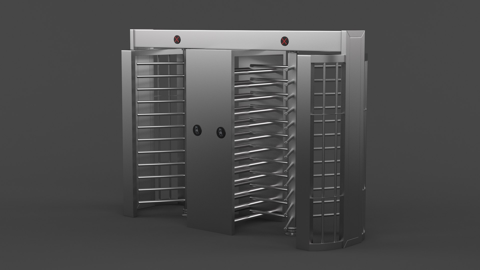 Turnstile Gate 3D Model - TurboSquid 2341739