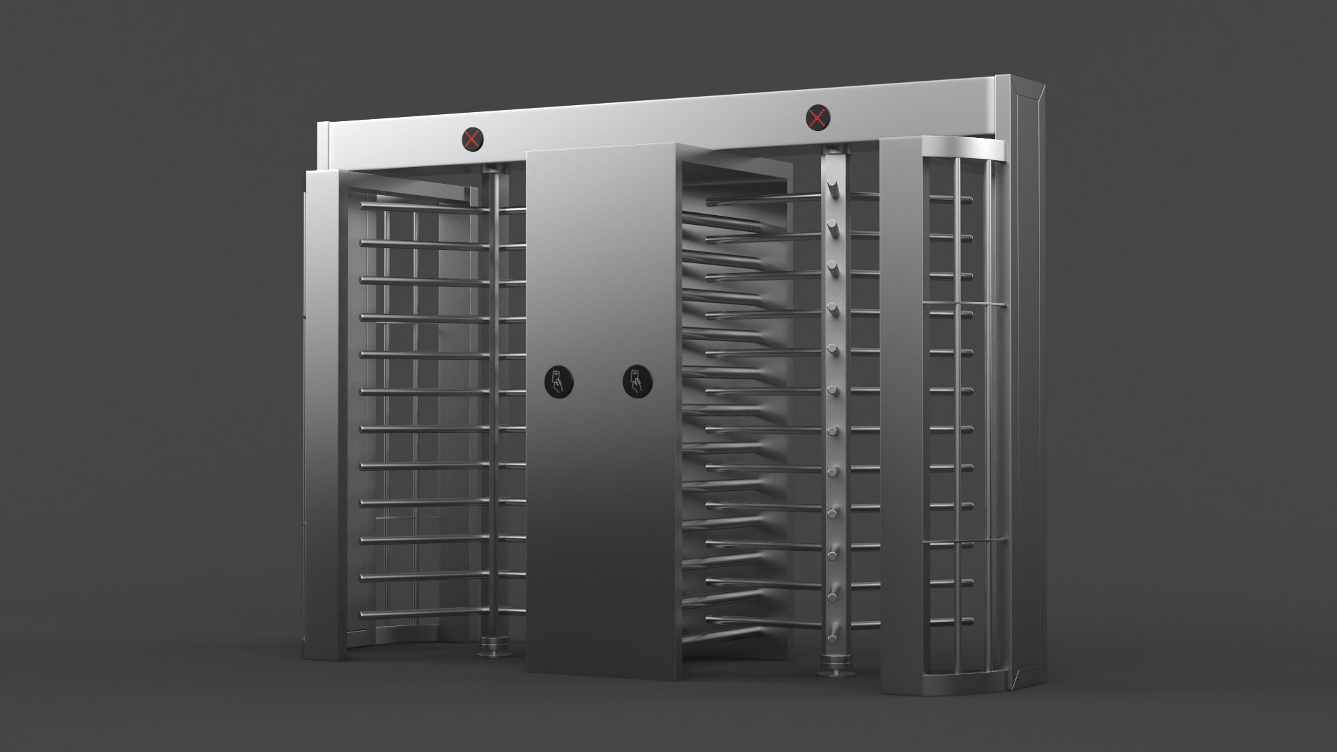 Turnstile Gate 3D Model - TurboSquid 2341739