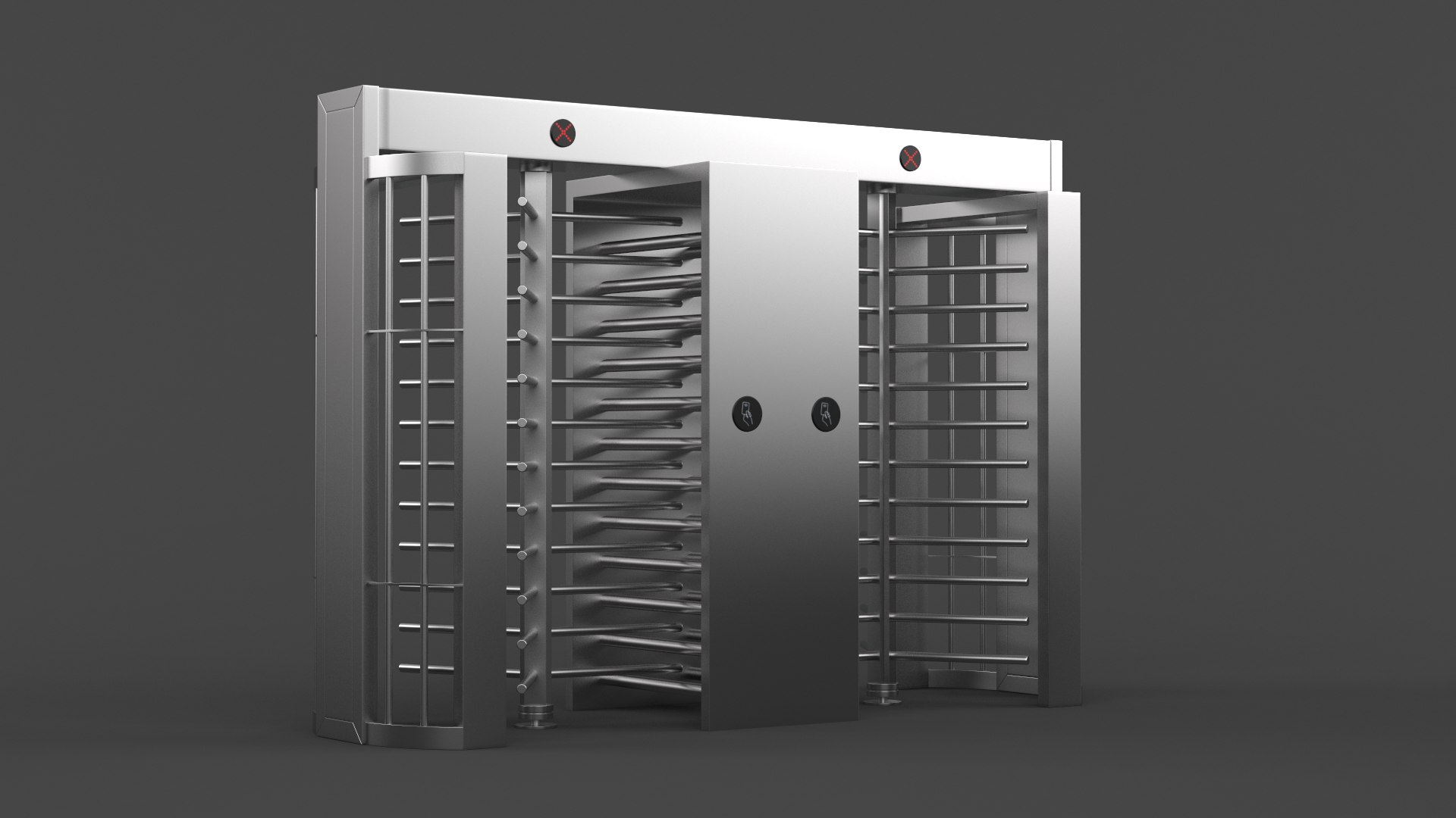 Turnstile Gate 3D Model - TurboSquid 2341739