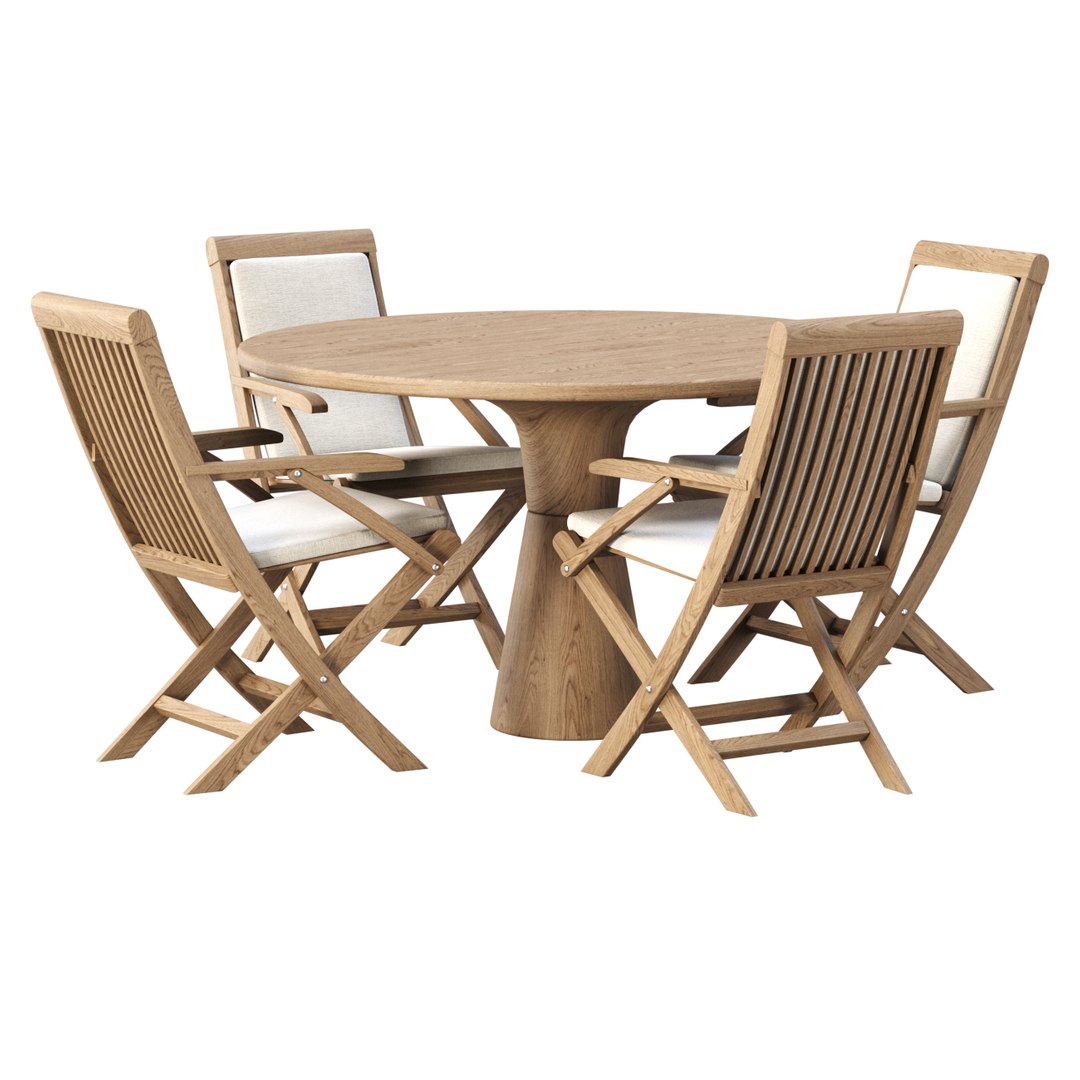 Alesso Outdoor Furniture Set V02 3D Model - TurboSquid 1842764