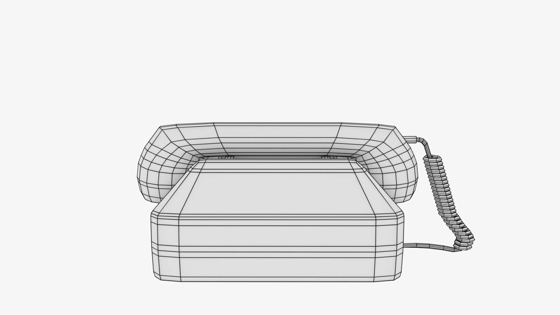 80S Rotary Phone 3D Model - TurboSquid 1981982