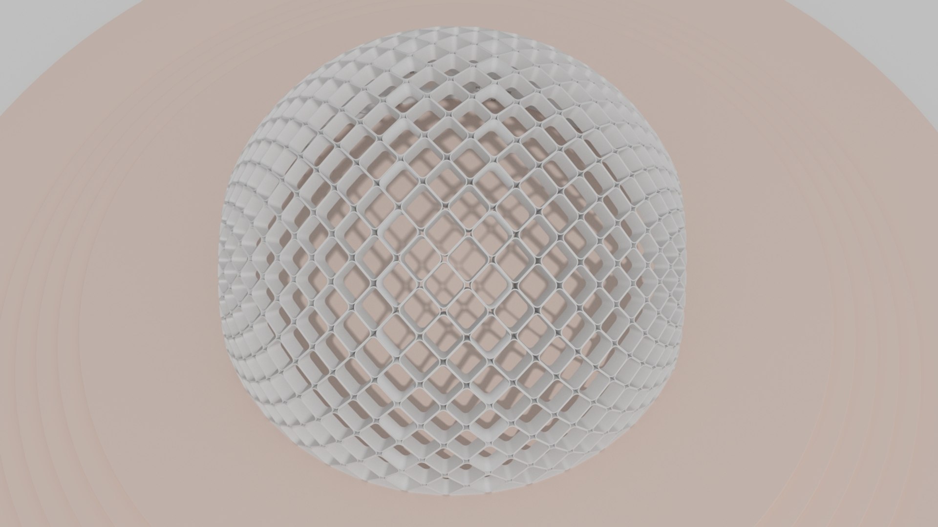 3d Model Abstract Artistic Dome