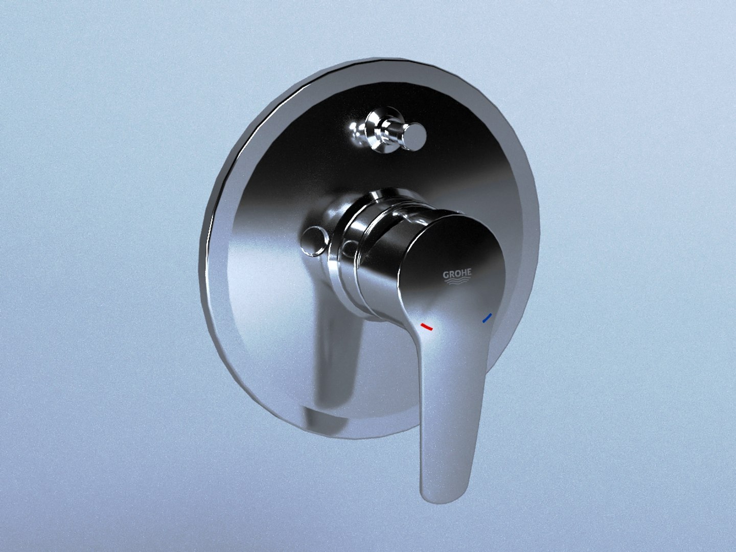 3D Grohe Eusrostyle Shower Model - TurboSquid 1349406