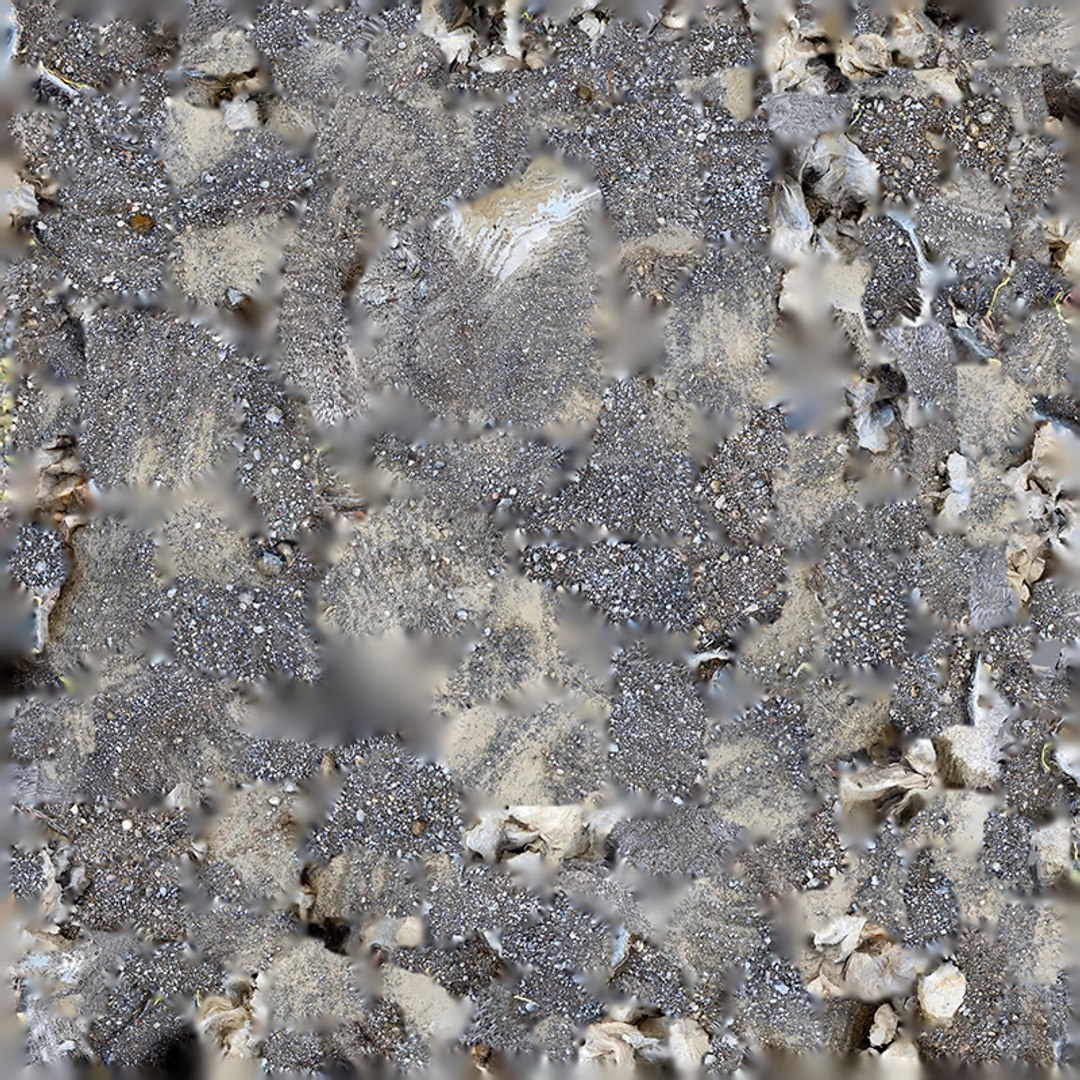 3D Gravel Ground Trash 01 - 3D photogrammetry model scan of gravel and ...