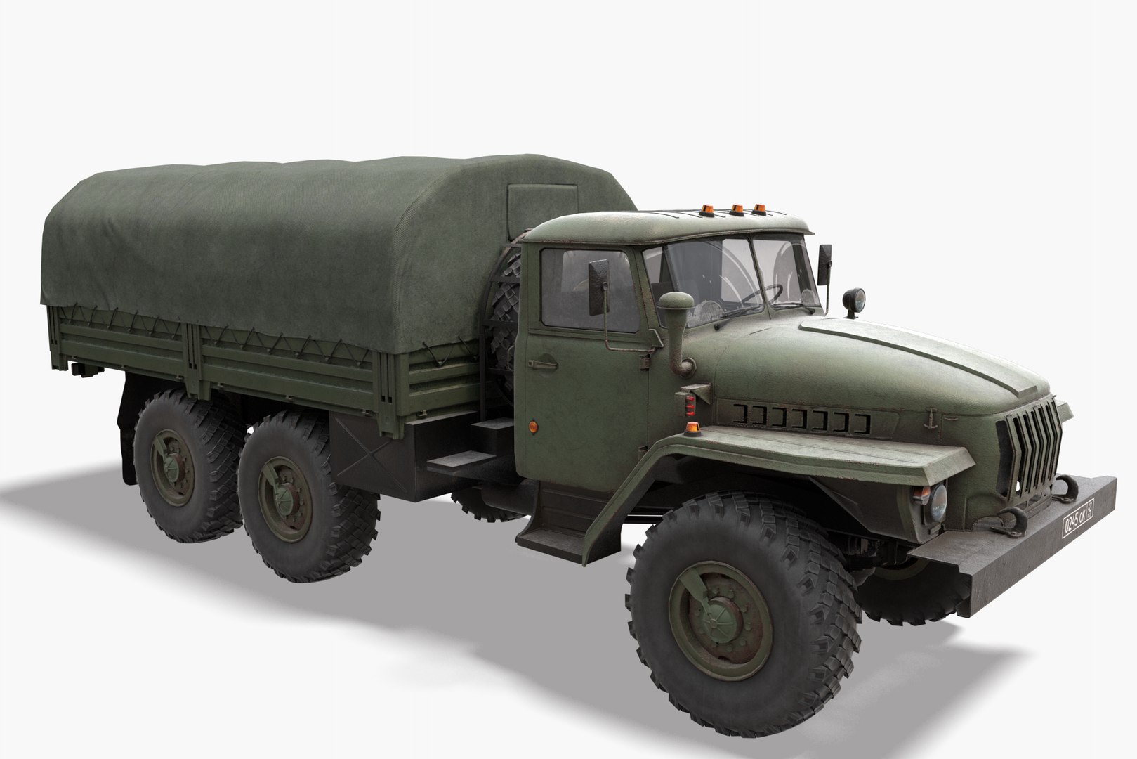 Ural 4320 Truck 3D - TurboSquid 1638505
