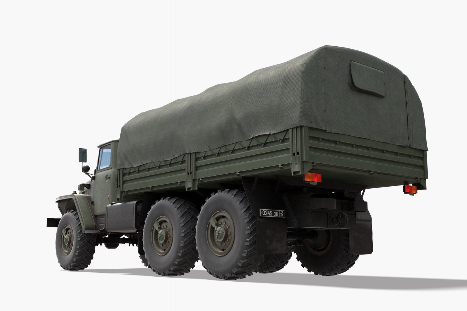 Ural 4320 Truck 3D - TurboSquid 1638505
