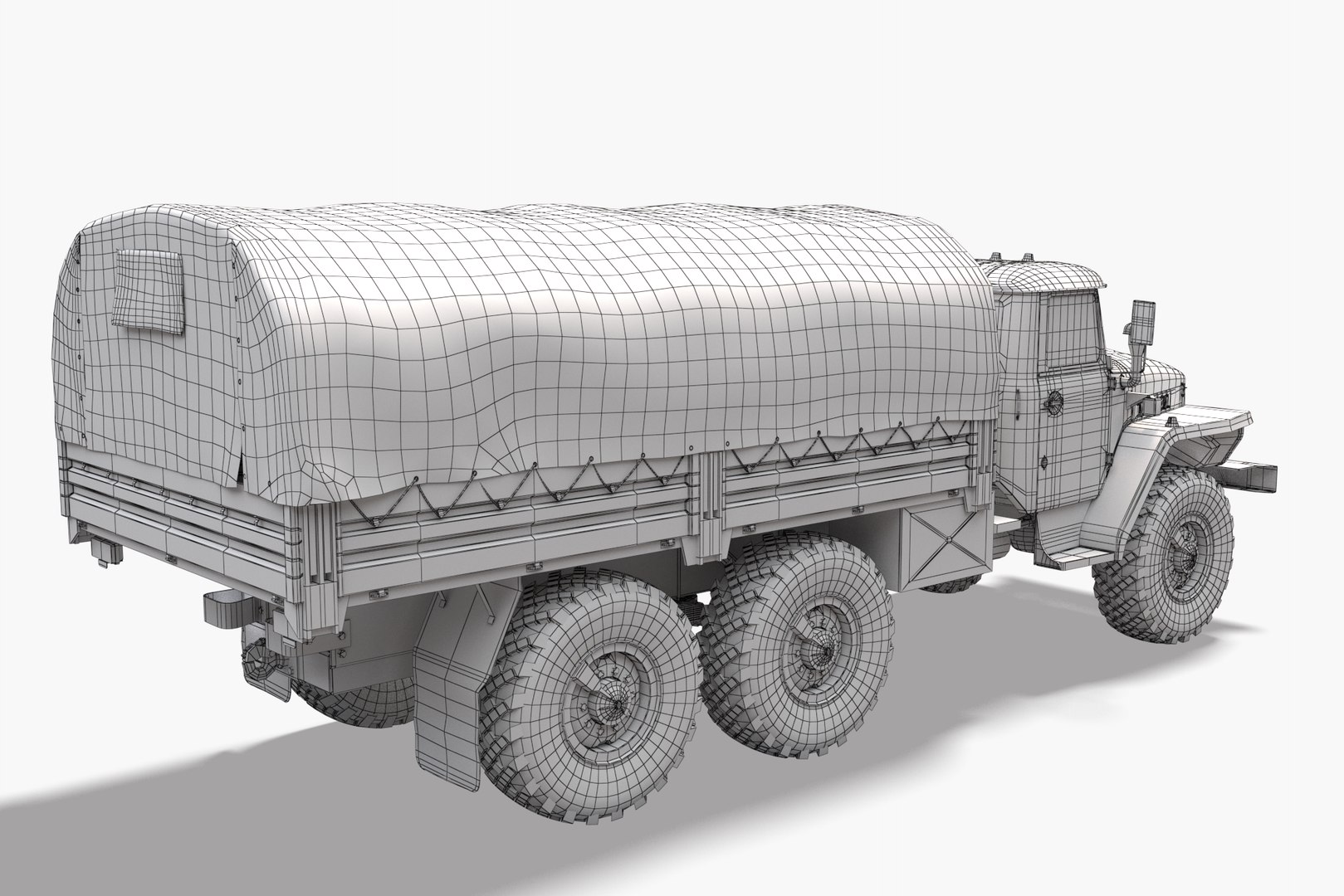 Ural 4320 Truck 3D - TurboSquid 1638505