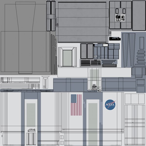 3D Vehicle Assembly Building - TurboSquid 1941477