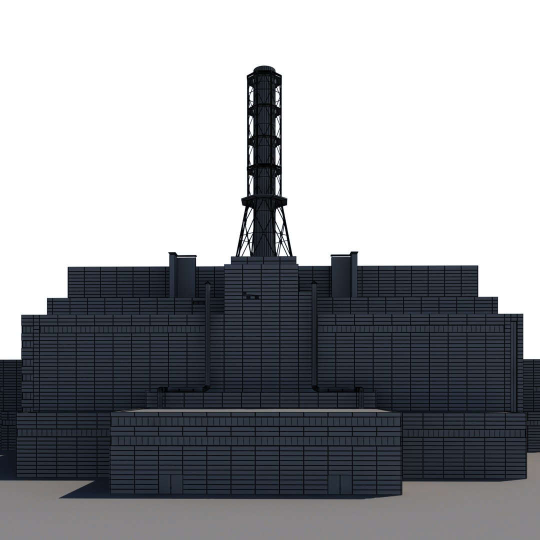3D Power Plant Chernobyl Model - TurboSquid 1394654