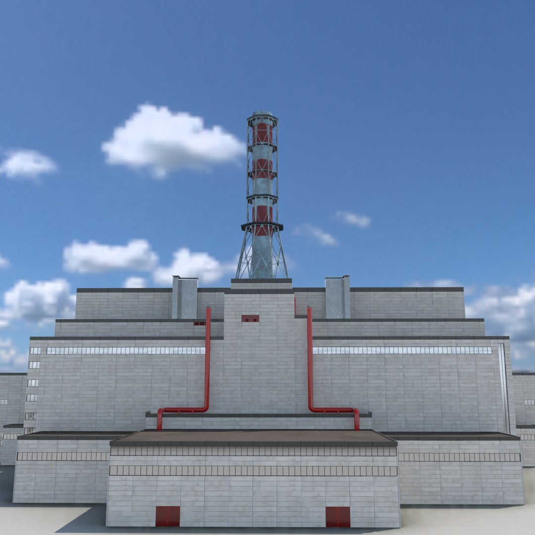 3D Power Plant Chernobyl Model - TurboSquid 1394654