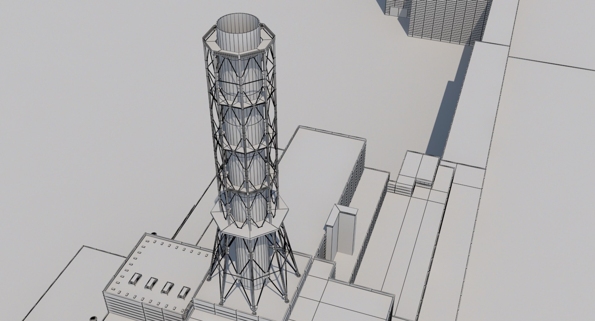 3D Power Plant Chernobyl Model - TurboSquid 1394654