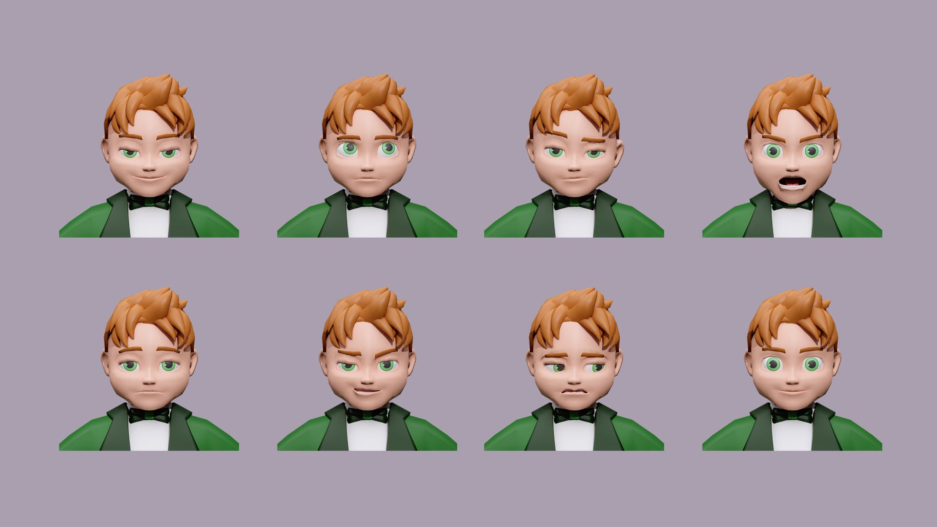Cartoon Characters 3 03 European Nationalities 3D Model - TurboSquid ...