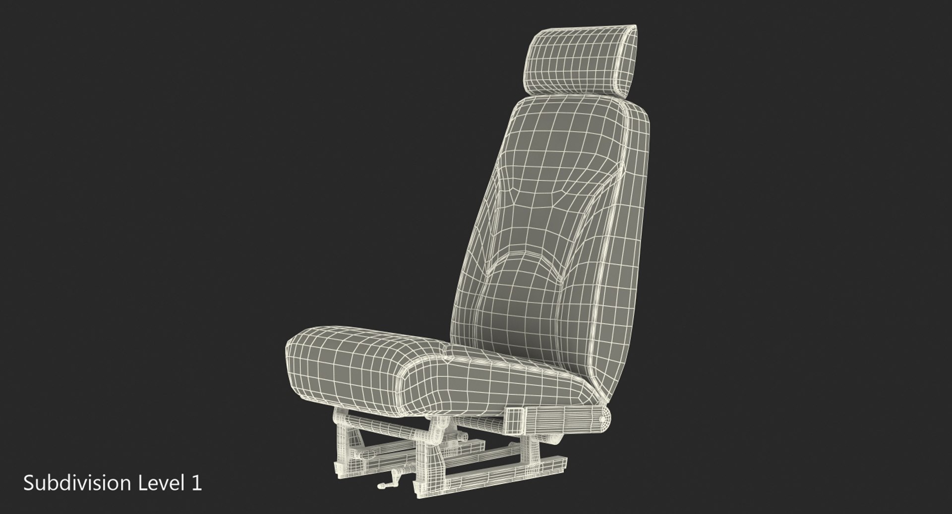 3D Light Airplane Pilot Seat - TurboSquid 1245199