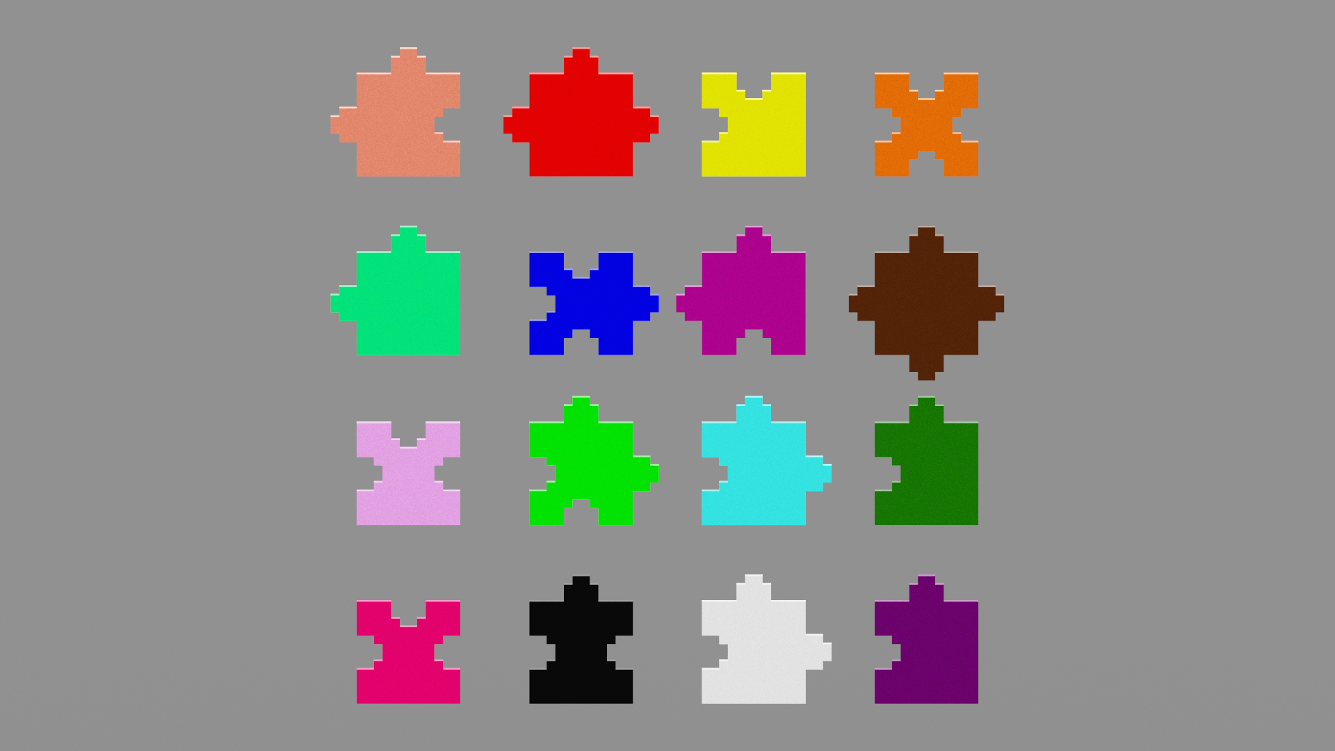 Pixel Puzzle 3D Model - TurboSquid 2018822