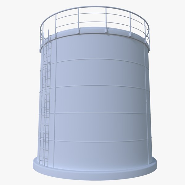 oil cistern 3d obj