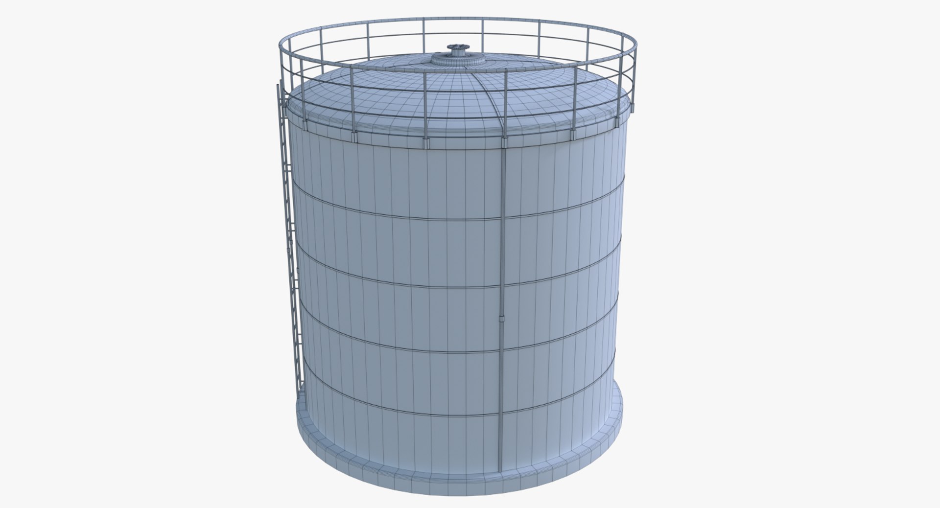 Oil Cistern 3d Obj