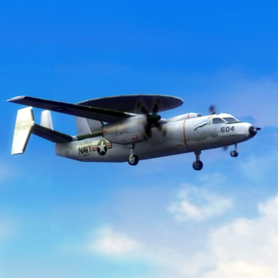 E2c Hawkeye Aircraft Games 3d Model