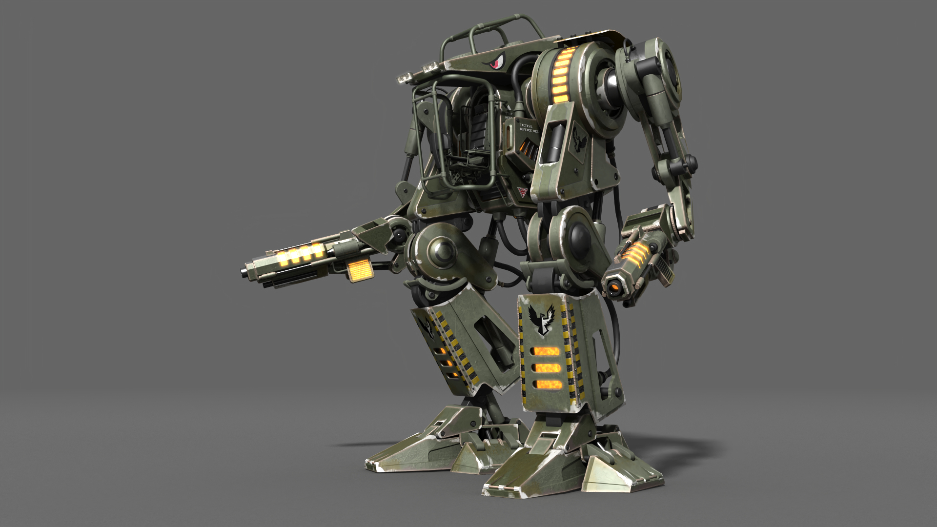 modelo 3d Mecha de batalla - TurboSquid 2204500