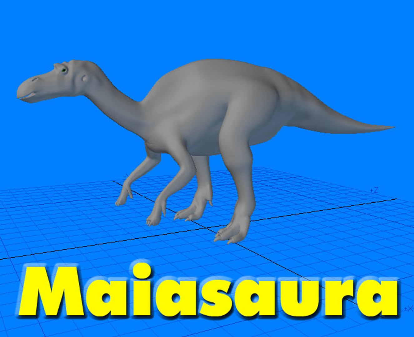 3d Model Maiasaura Dinosaur