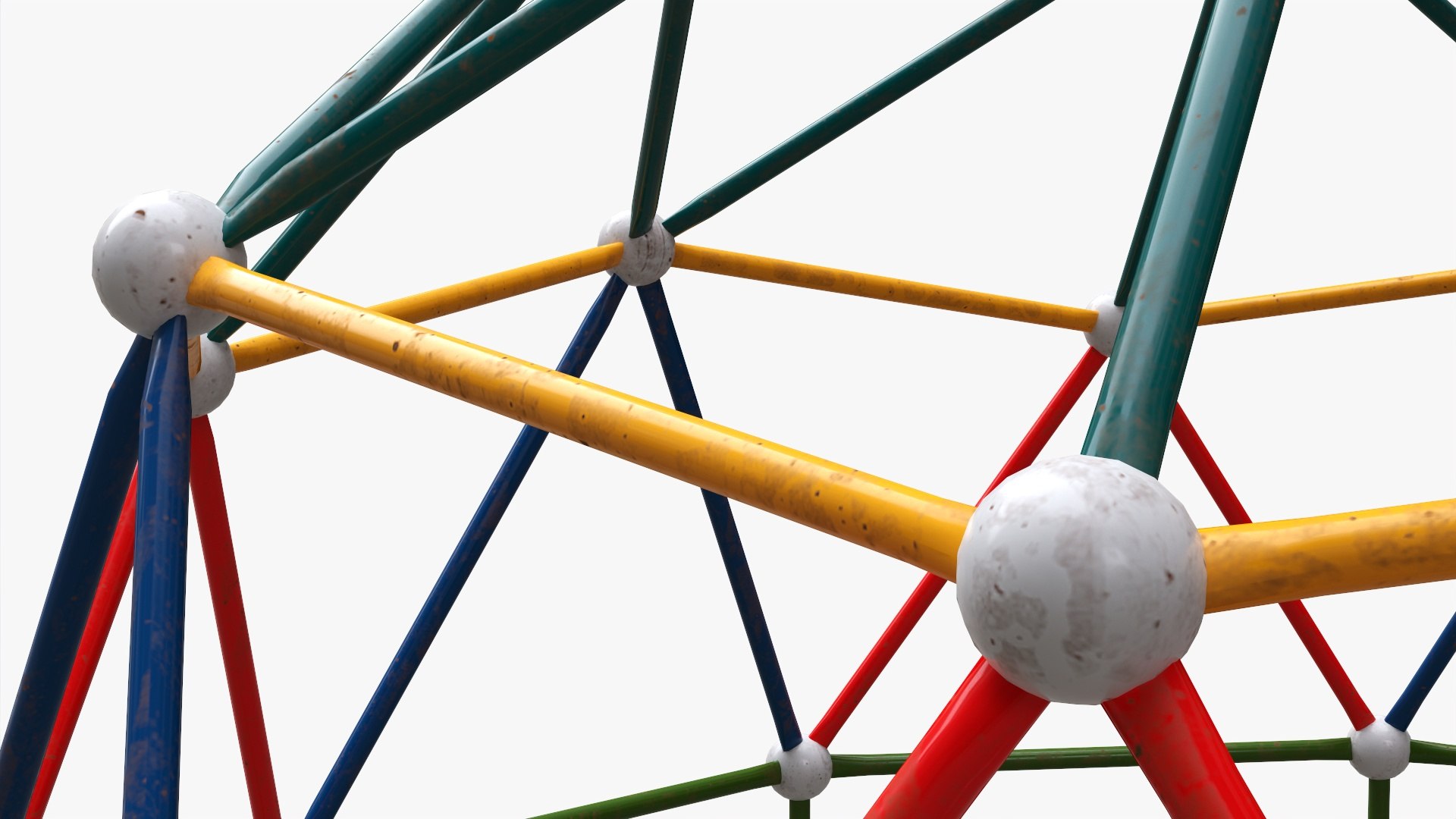 3D Playground Climbing Hemisphere Model - TurboSquid 1876959