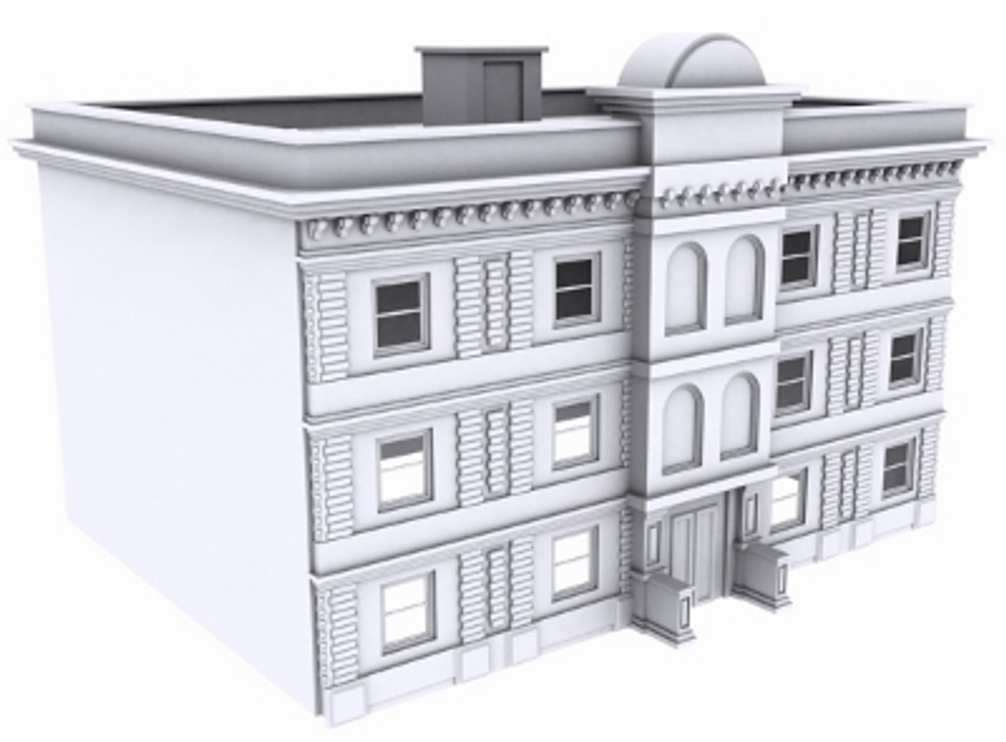 Free Max Model City Building