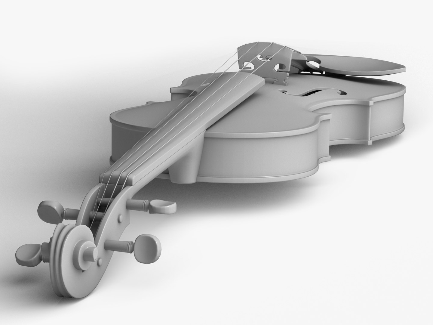 Violin Music Instrument Model - TurboSquid 1460208