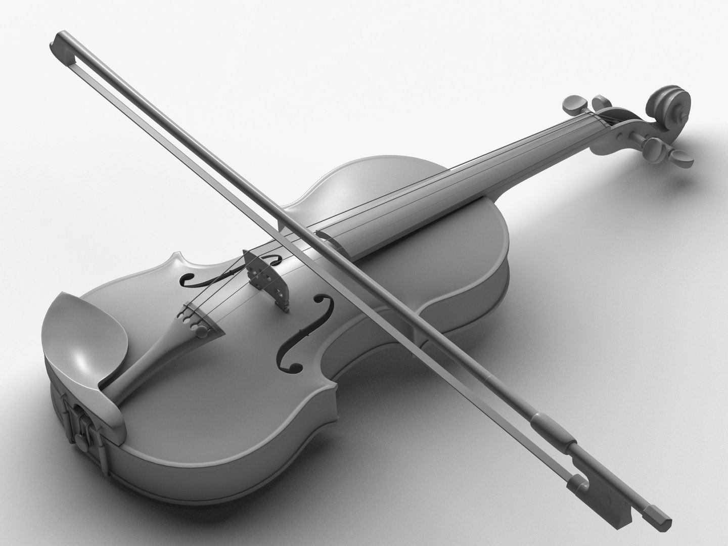 Violin Music Instrument Model - TurboSquid 1460208