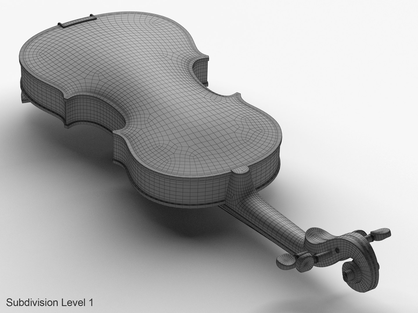 Violin Music Instrument Model - TurboSquid 1460208