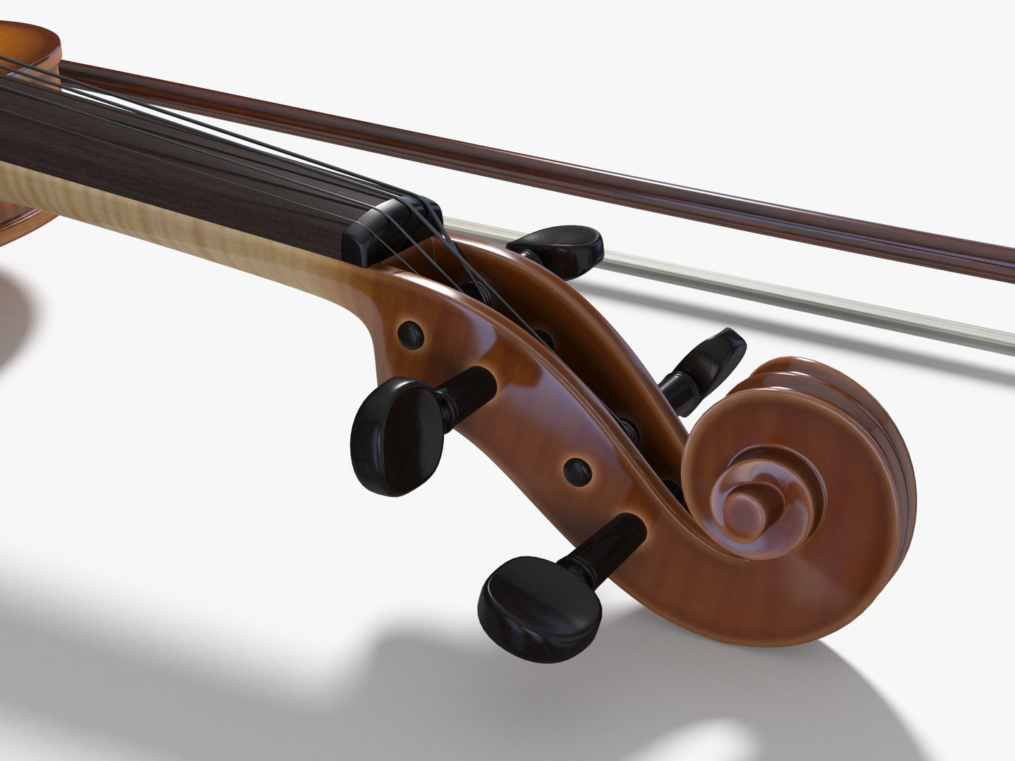 Violin Music Instrument Model - TurboSquid 1460208