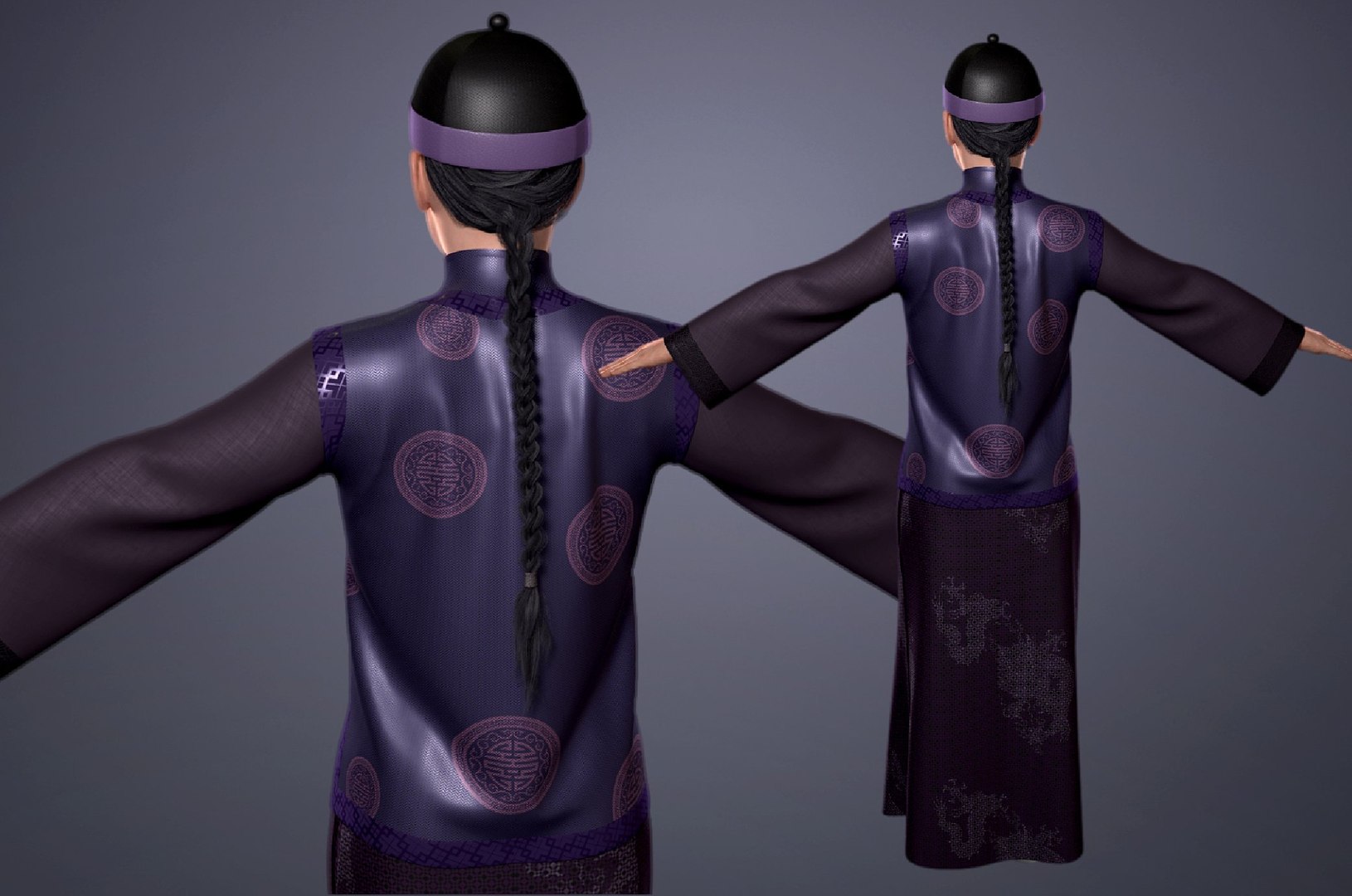 A Wealthy Merchant In Ancient China Qing Dynasty 3D Model - TurboSquid ...