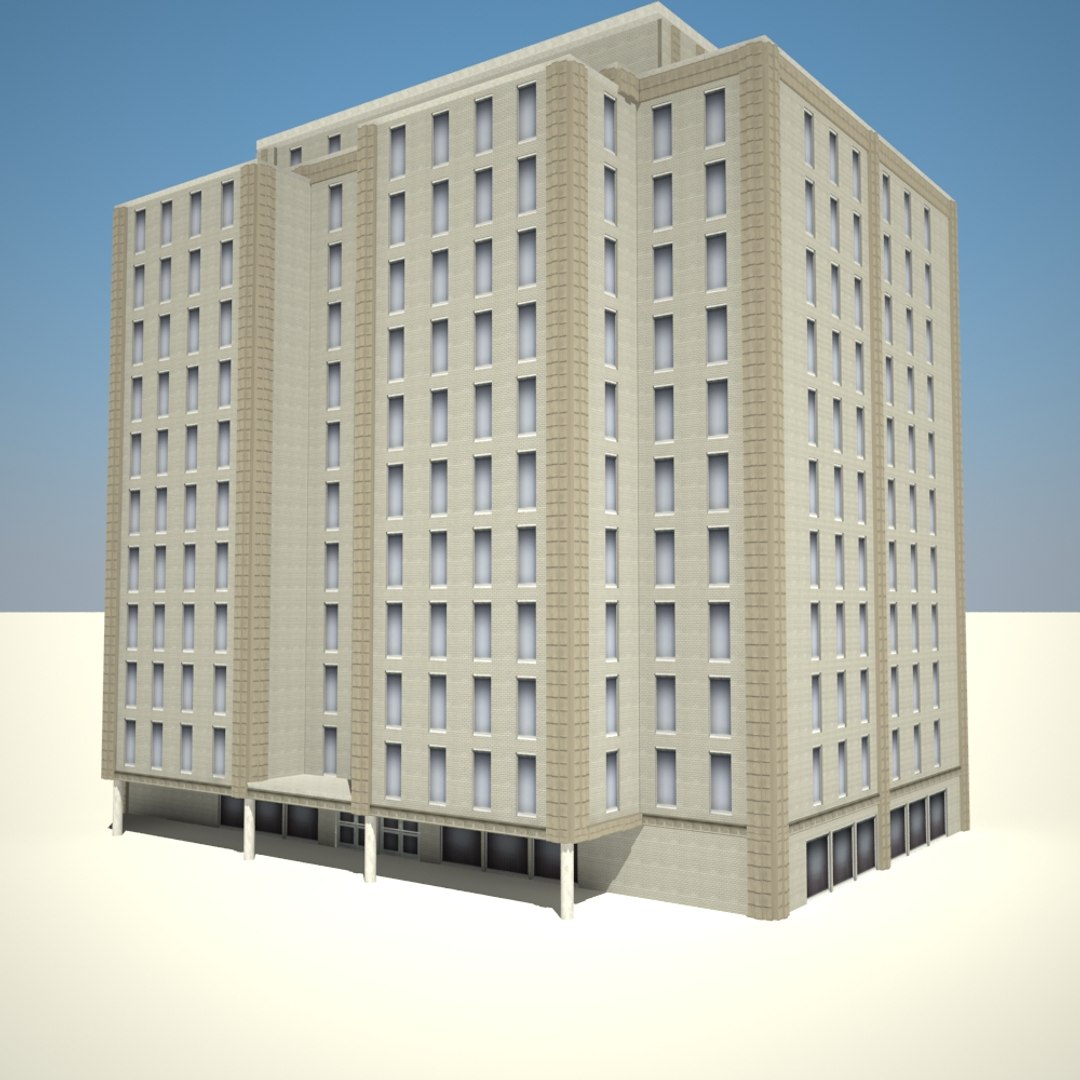 city building 3d model
