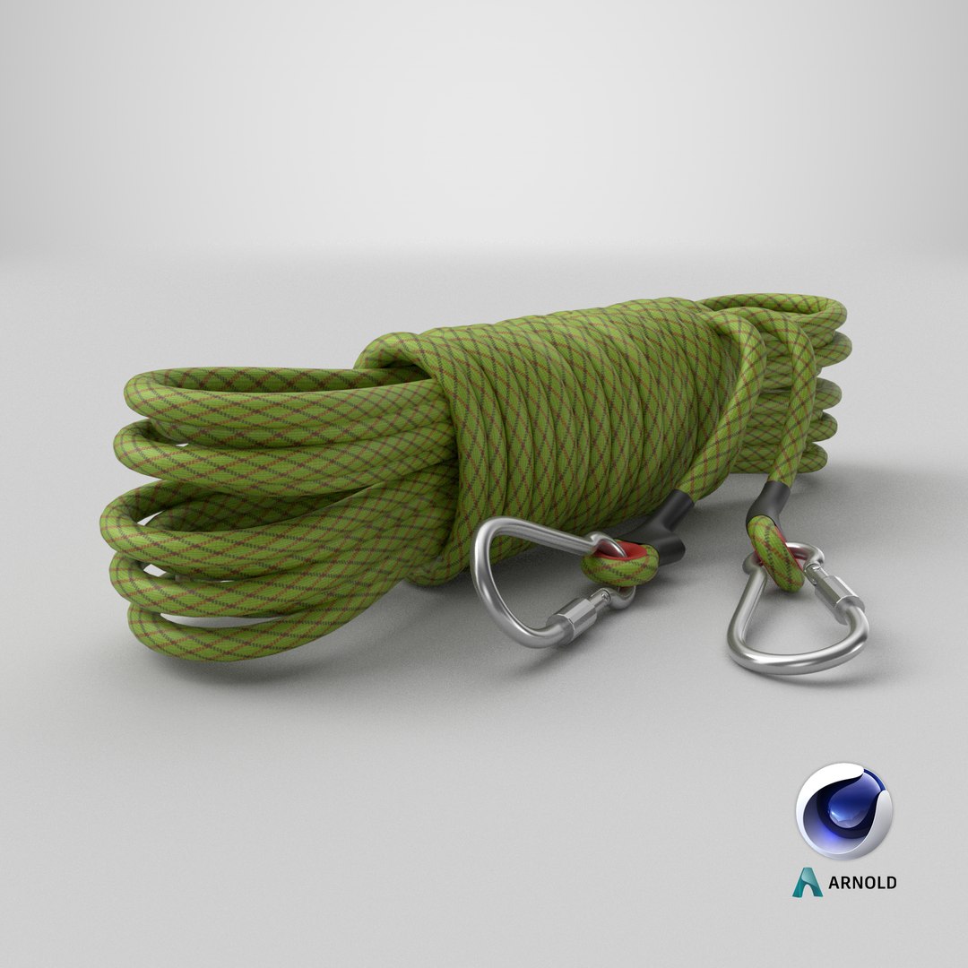 3D Rock Climbing Rope 03 - TurboSquid 2182482