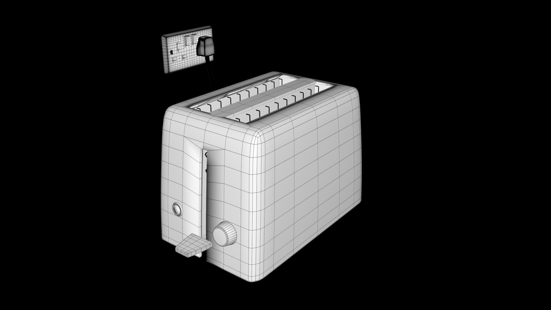 3D toaster toast - TurboSquid 1670944