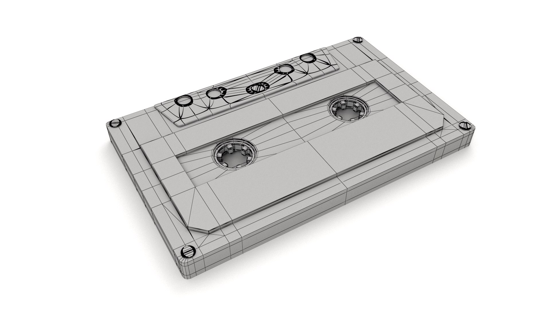 Radio Tape 3D Model - TurboSquid 1988636