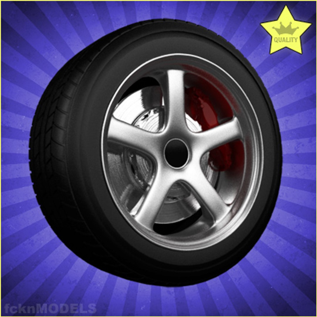 car wheel 3d model