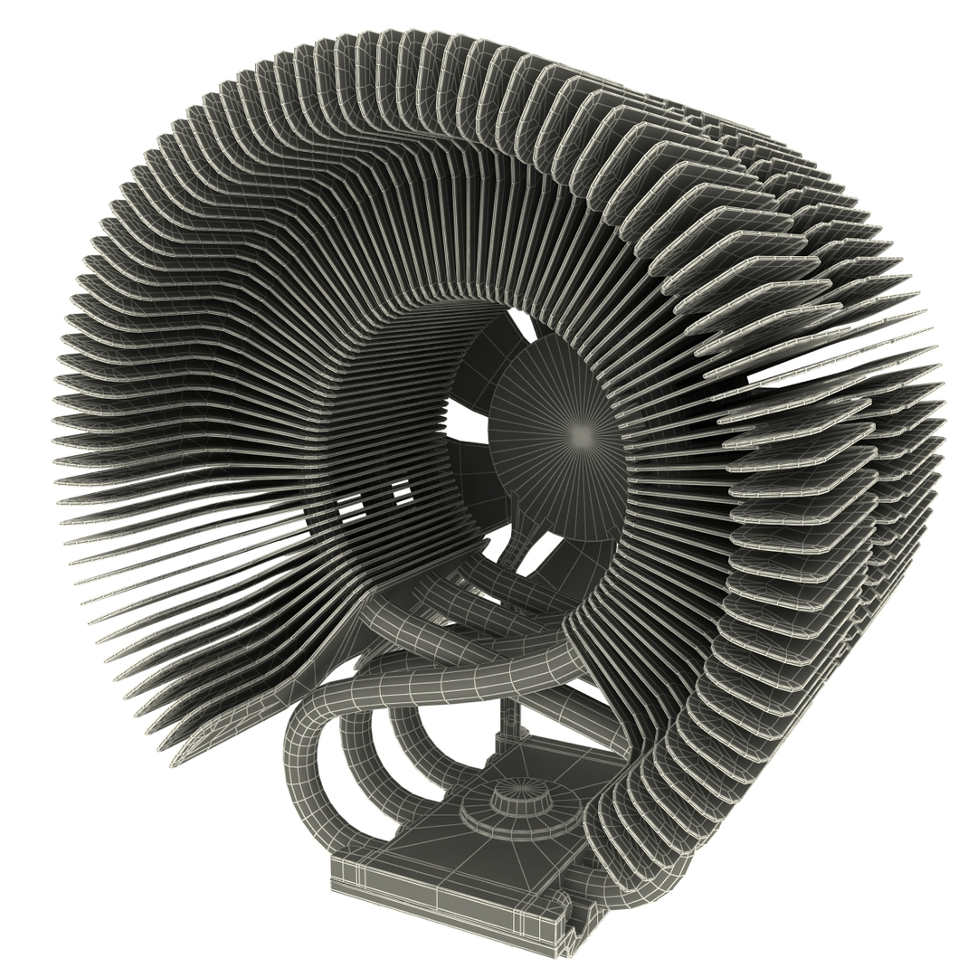 computer components v4 3d model