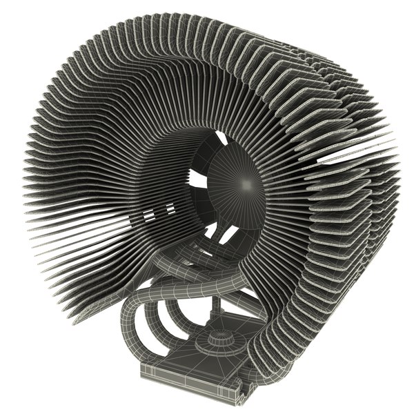 computer components v4 3d model