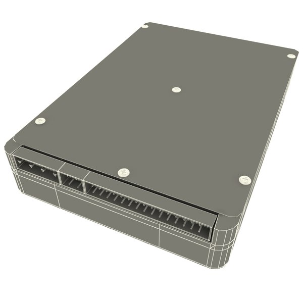 computer components v4 3d model
