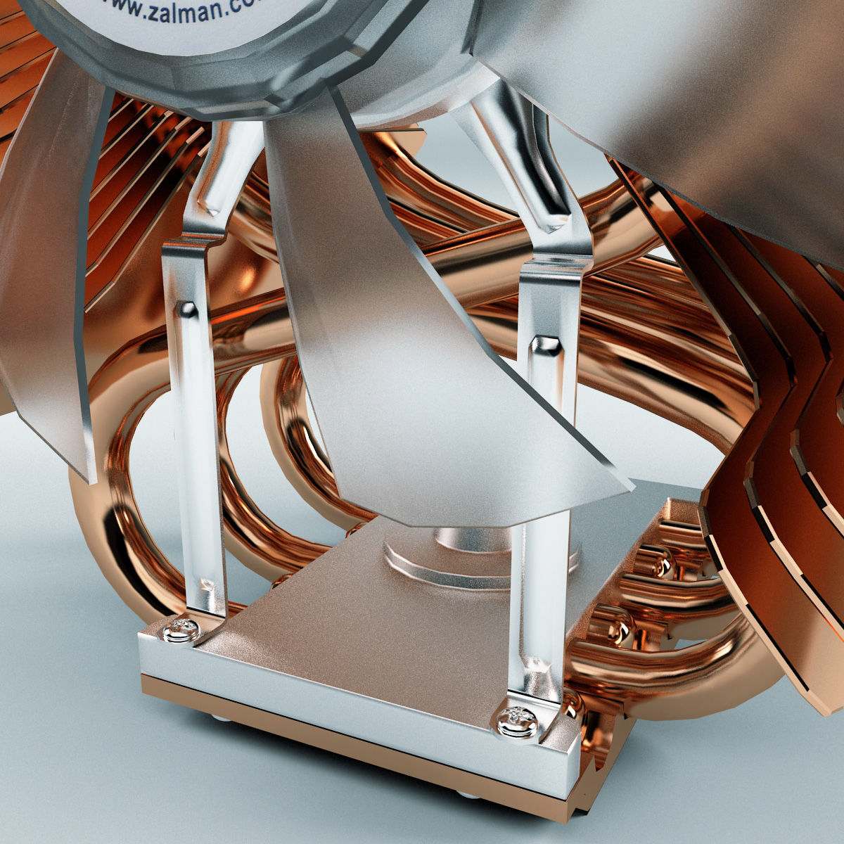 computer components v4 3d model