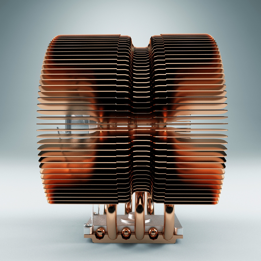 computer components v4 3d model