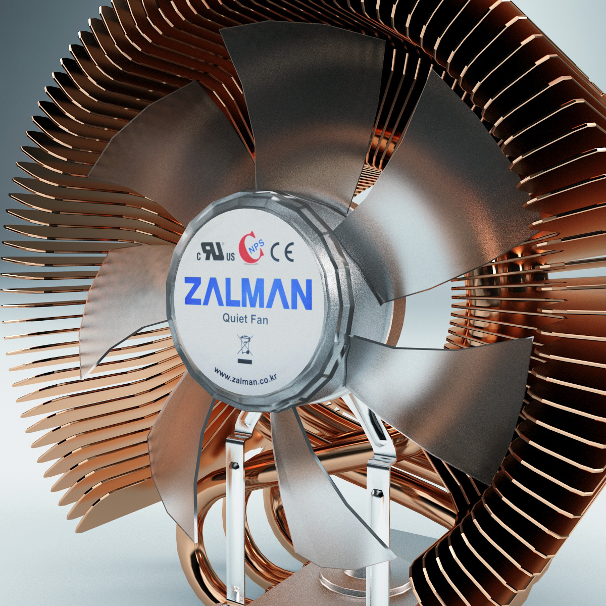 computer components v4 3d model