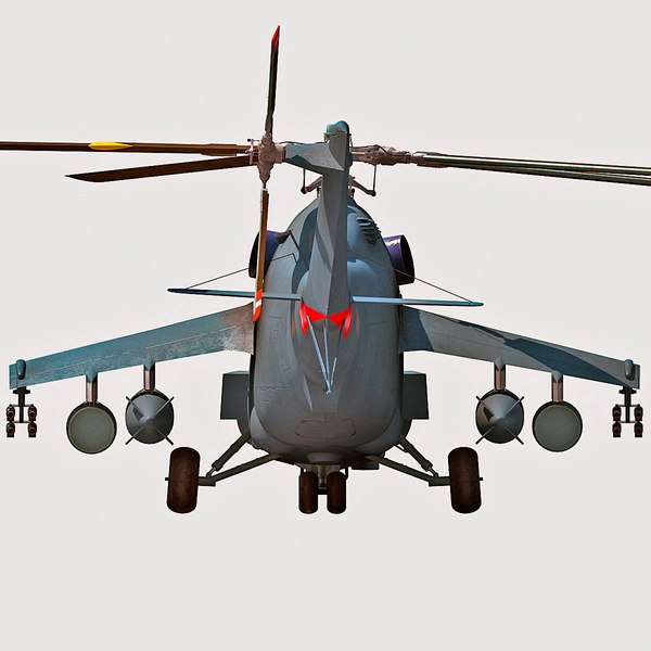 realistic mi 24 super 3d max