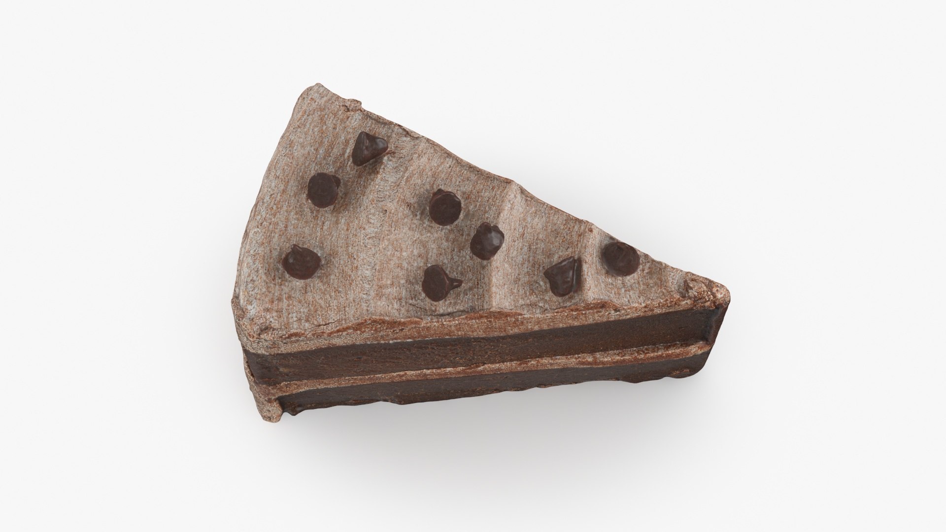 Chocolate Fudge Cake 3D Model - TurboSquid 2180595