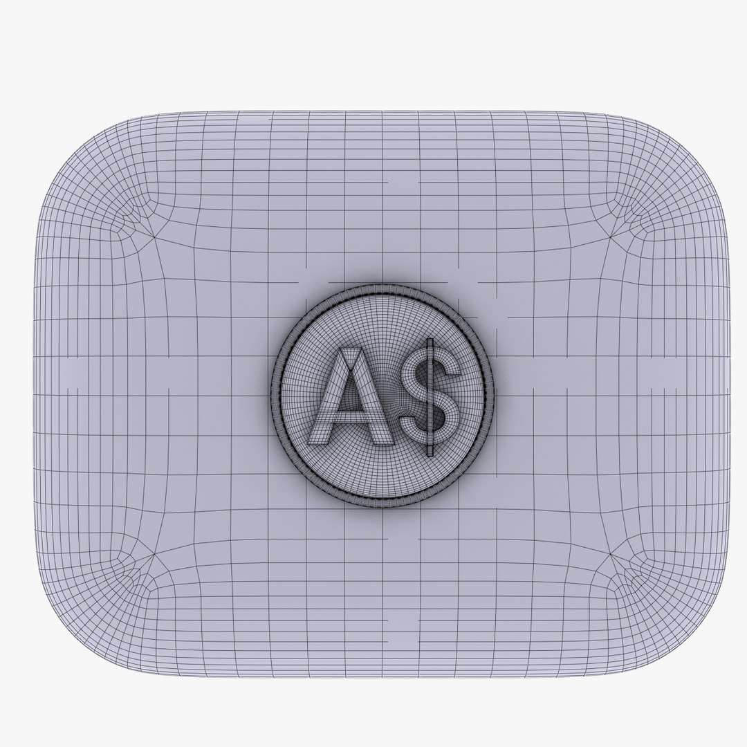 3d Model Australian Dollar