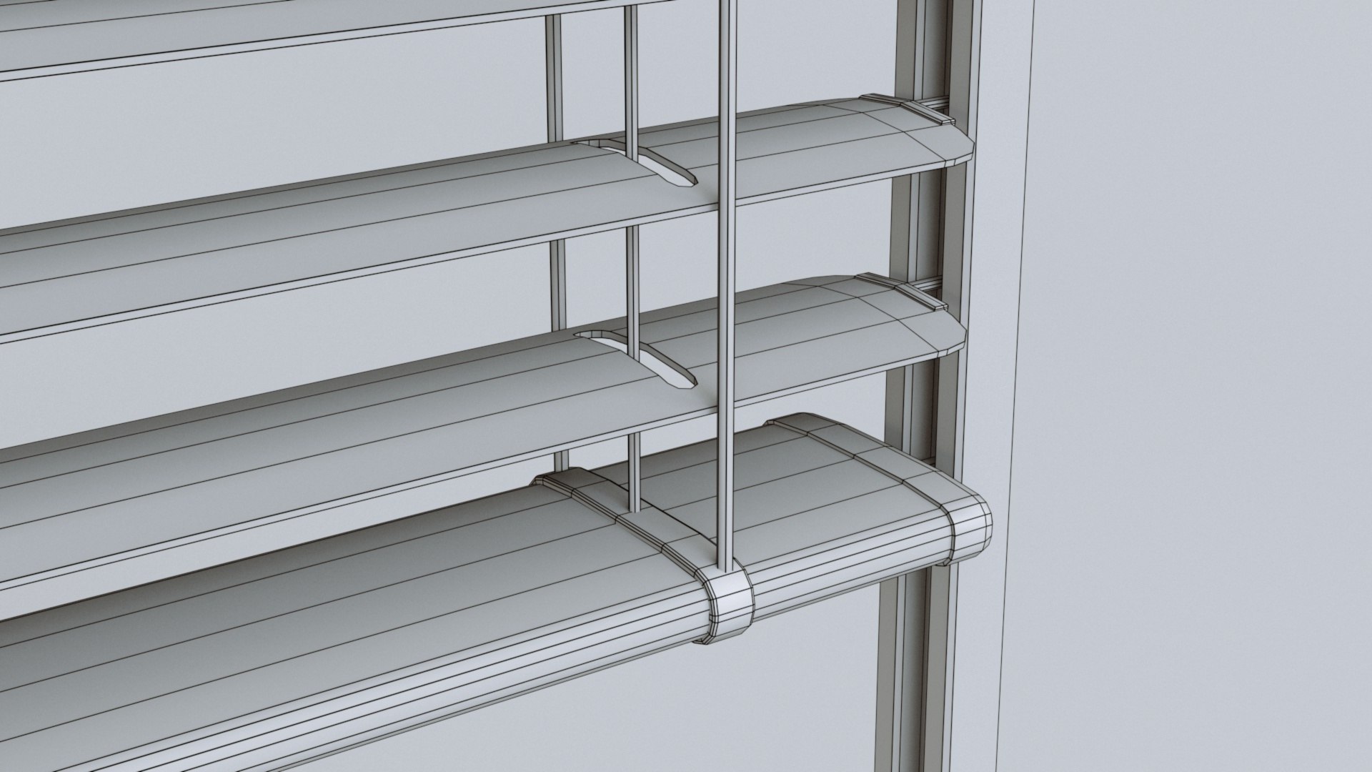 3D Venetian Blinds Rails X - TurboSquid 1583133