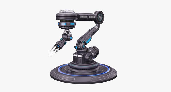 3d model robotic arm 3