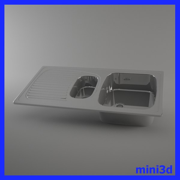 kitchen sink 3d model