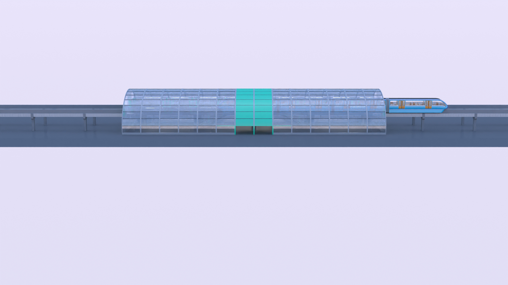 3D Model Monorail Stations Collection VI 2024 - TurboSquid 2189545